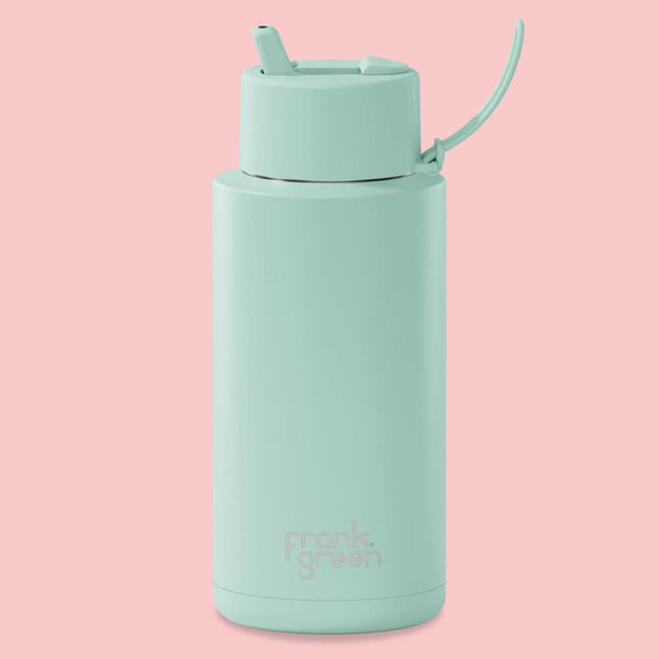 Frank Green 1 Litre Water Bottle - Peppermint – Yum Yum Kids Store